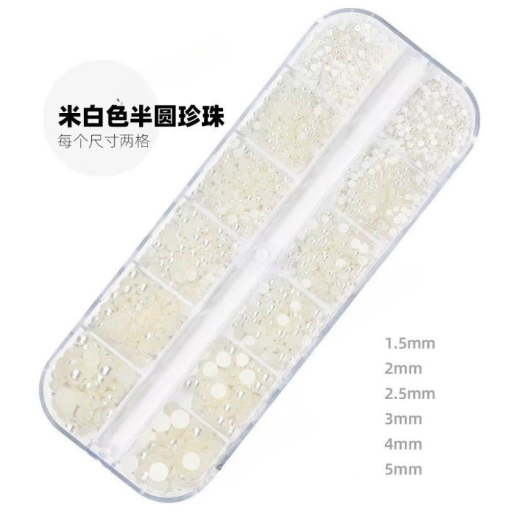 Gemini 12 pk Pearls | Cream – Gemini Cosmetics