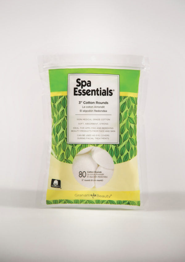 Graham Spa Essentials 2.25" Cotton Round 80ct – Gemini Cosmetics